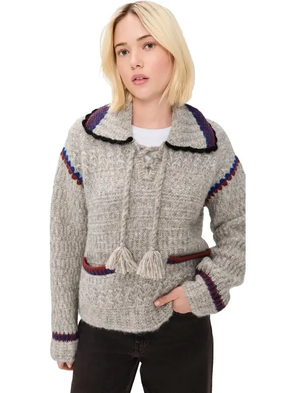 Xirena Beatrice Alpaca Sweater - Gris