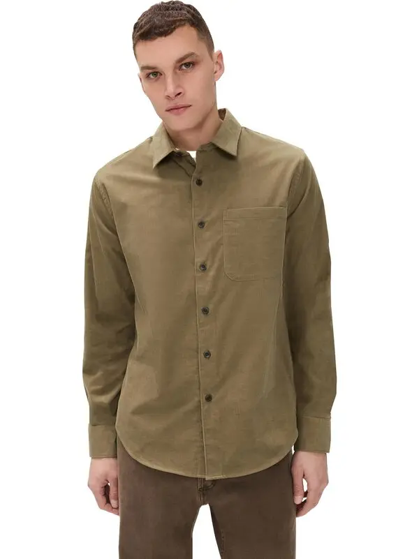 Vince Corduroy Long Sleeve Shirt - Teton