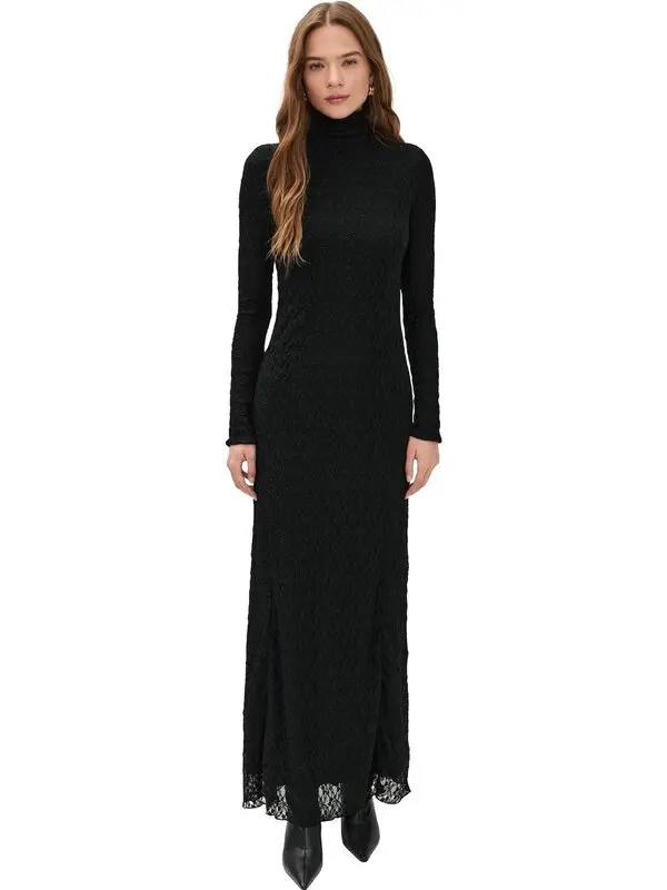 Rag & Bone Ellie Lace Maxi Dress - Black