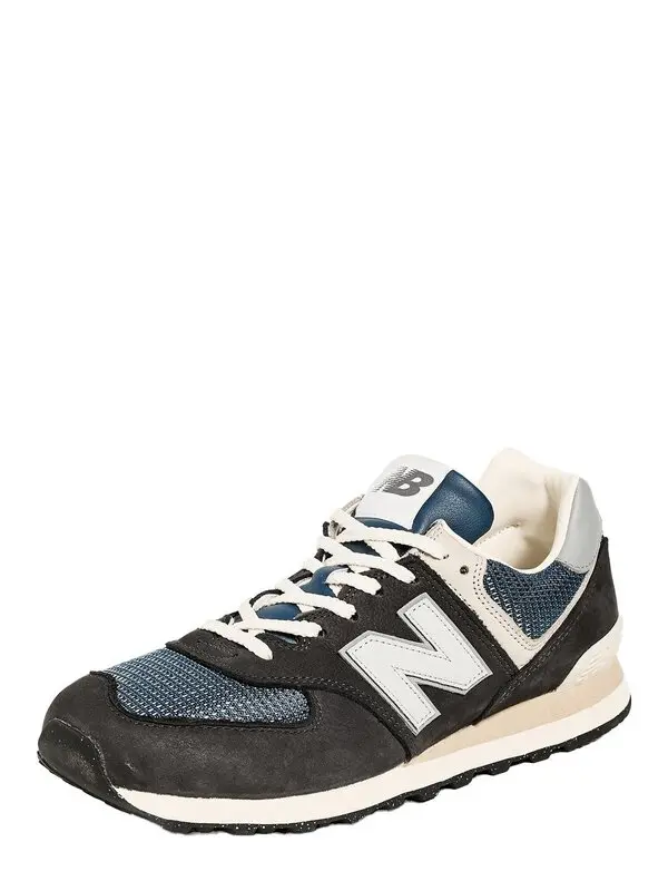 NEW BALANCE 574 Lace-up Sneakers - Black/grey