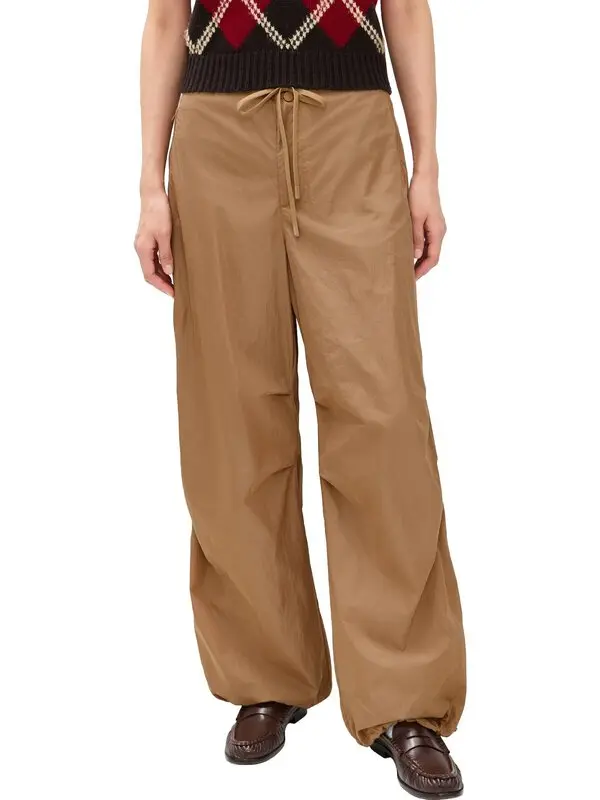 Polo Ralph Lauren Eco Nylon Taffeta Woven Standard Pants - Cafe Tan
