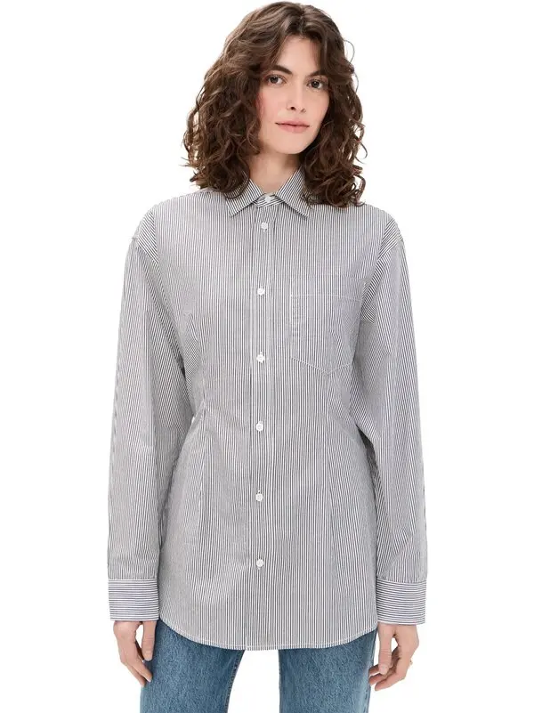 AGOLDE Cinch Shirt - Windley Stripe