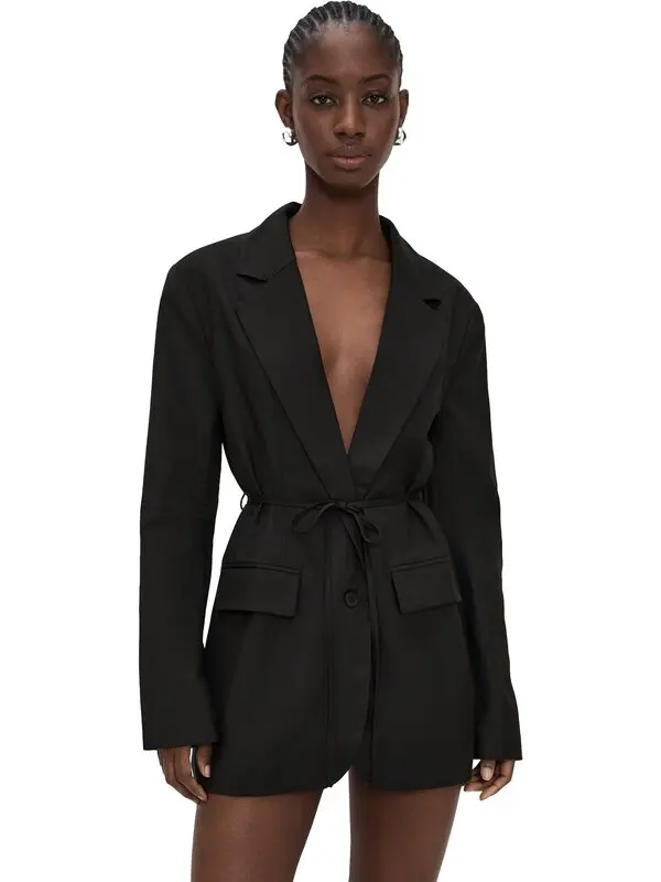 Lioness Olympia Blazer Dress - Noir