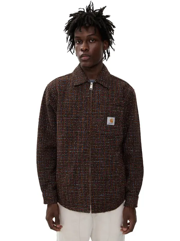 Carhartt Work In Progress Bellamy Shirt Jacket - Bellamy Check/tobacco
