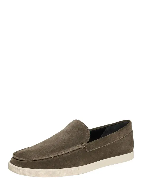 Vince Sonoma Suede Slip-on Loafers - Dark Roast