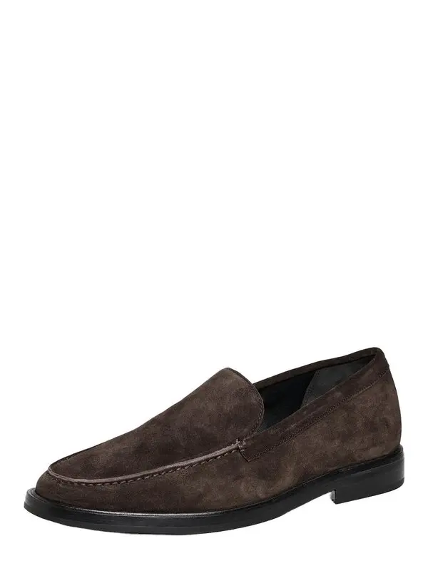 Vince Grant Suede Loafers - Cocoa Brown