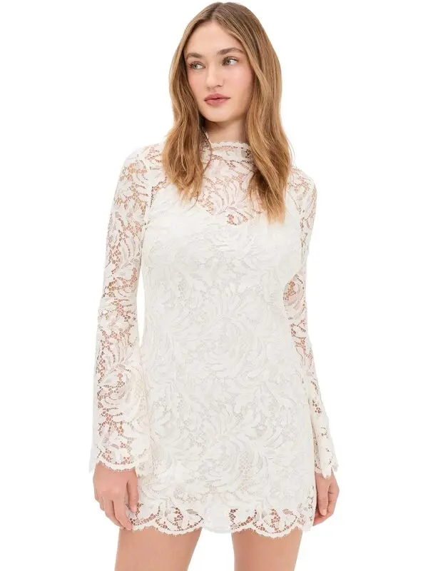 A.L.C. Eden Lace Mini Dress - Ecru