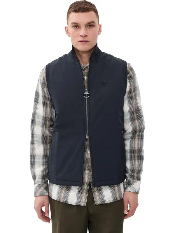 Barbour Dryburn Knitted Gilet - Navy