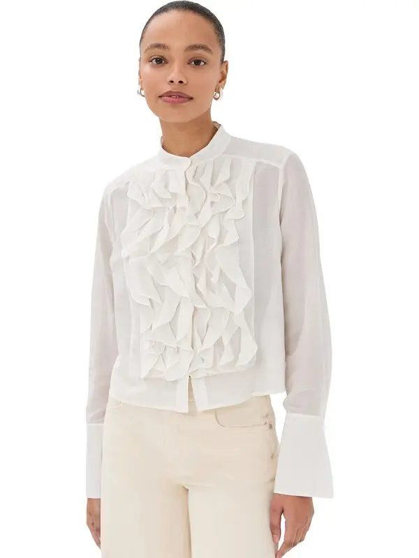 TWP Patti Button-down Shirt - White