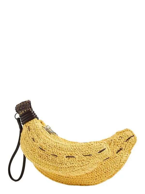 SIMONMILLER Banana Bunch Wristlet - Yellow