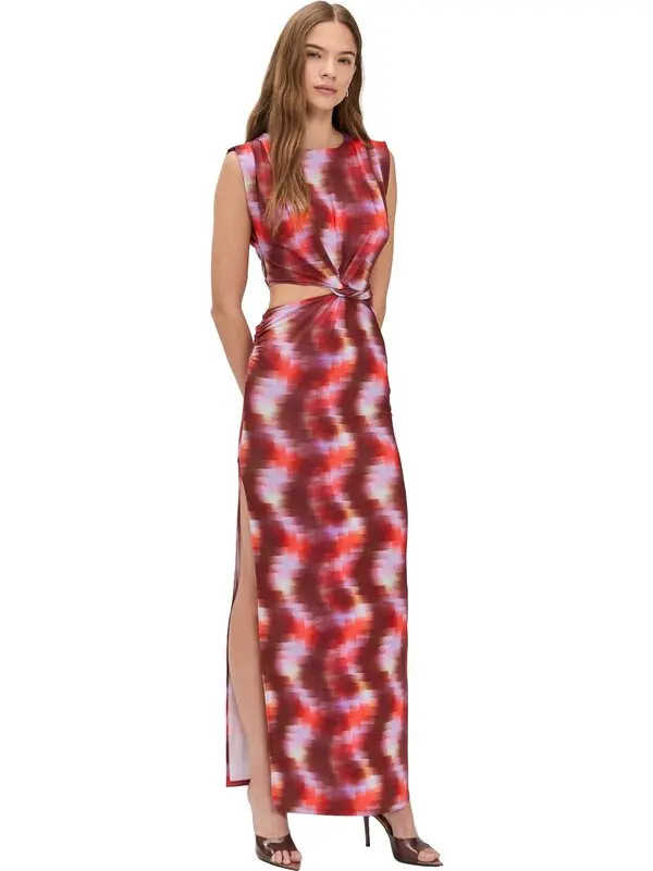 Misa Yvette Dress - Pixelated Wave