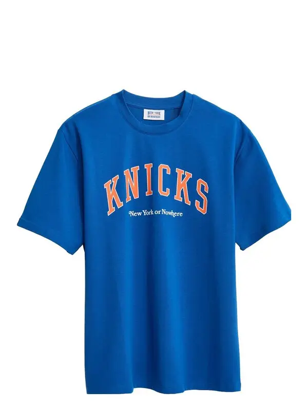 NEW YORK OR NOWHERE Knicks Alumni T-shirt - Royal Blue Garment Dye