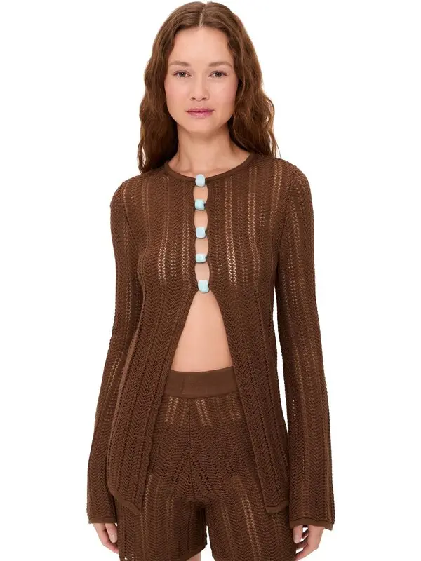 BAOBAB Corsica Crochet Top - Pecan
