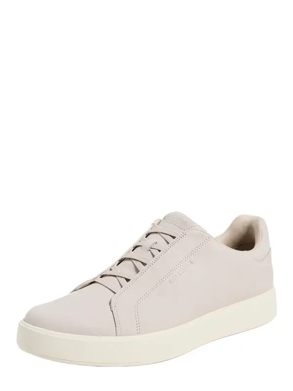Cole Haan Grandpro Luxe Leather Sneakers - Silver Lining Nubuck/ivory