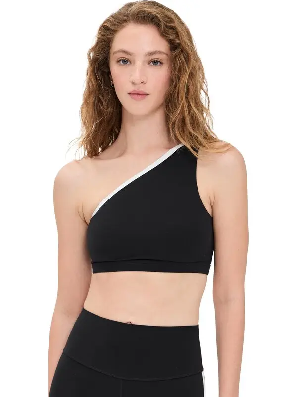 Splits59 Josie Airweight Shoulder Bra - Black/white