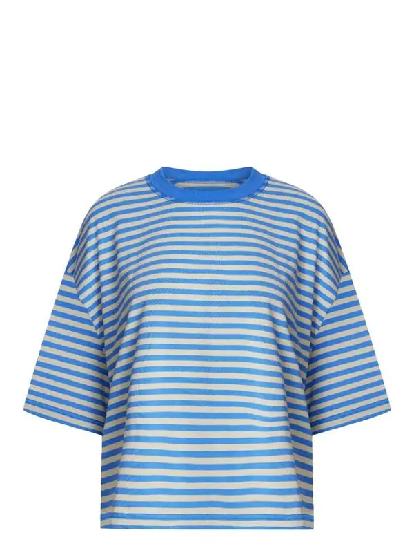 Lioness Bloom Short Sleeve Tee - Mickey Blue Stripe