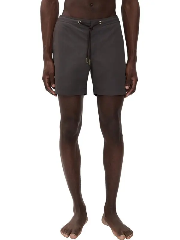 Orlebar Brown Bulldog Drawcord Swim Trunks - Morel Brown