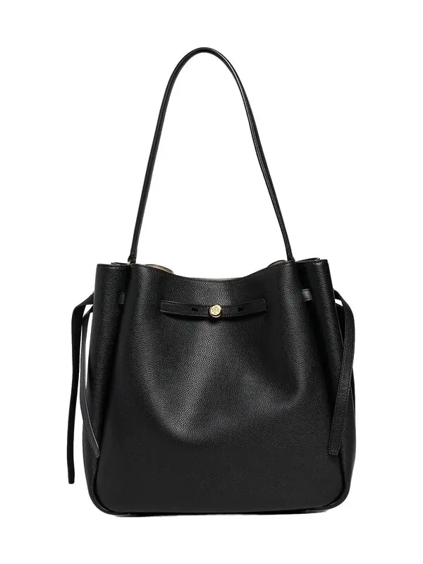 Tory Burch Romy Large Bucket Bag - Black