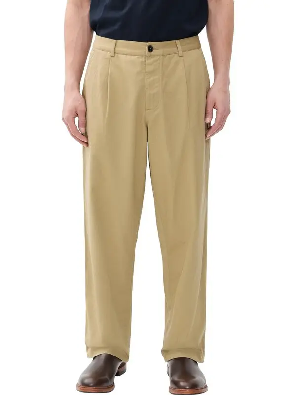 Universal Works Duke Pleater Trousers - Sand