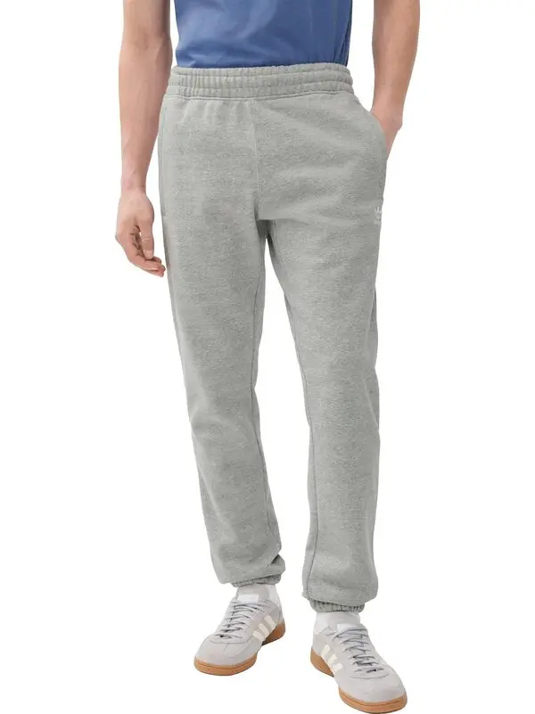 Adidas Trefoil Essentials Pants - Medium Grey Heather/white