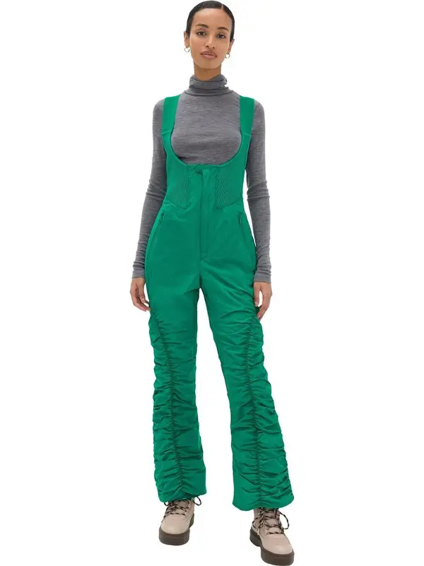 Free People Lift Laugh Love Ski Pants - Green Glow