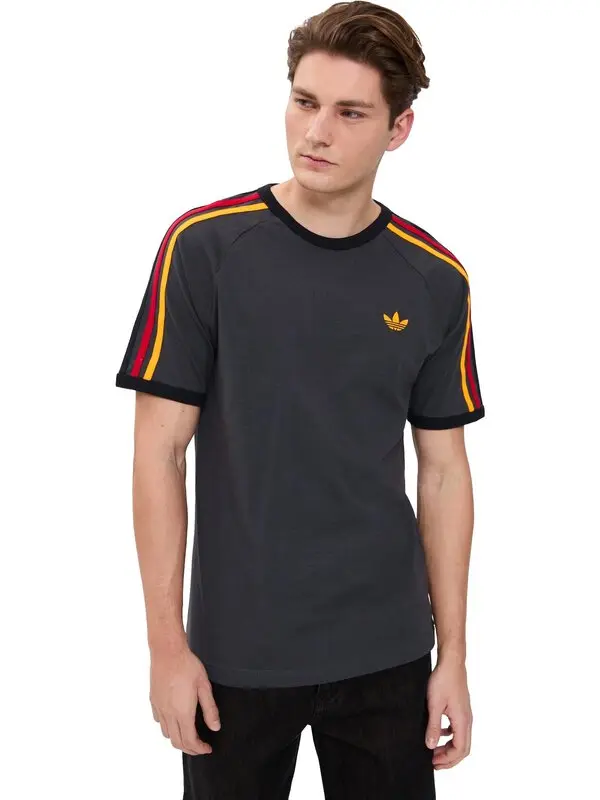 Adidas 3s Nations Tee - Utility Black/collegiate Gold
