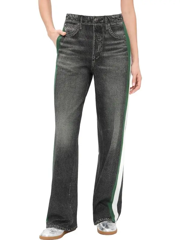 Rag & Bone Rb Miramar Terry Pull On Track Pants - Wshbkgrn