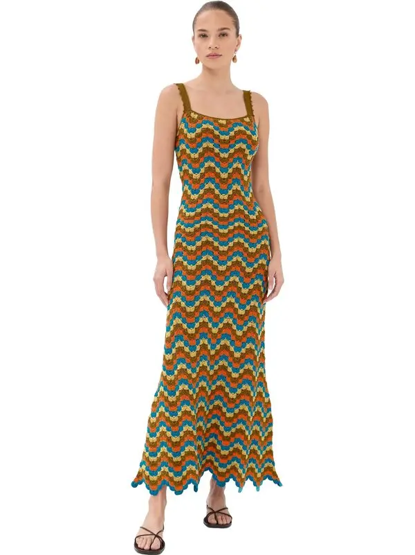 Escvdo Marea Maxi Dress - Multi