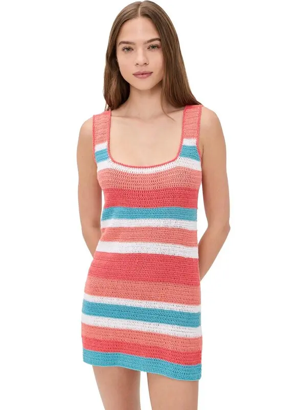 Show Me Your Mumu Striped Mini Dress - Cabana Stripe