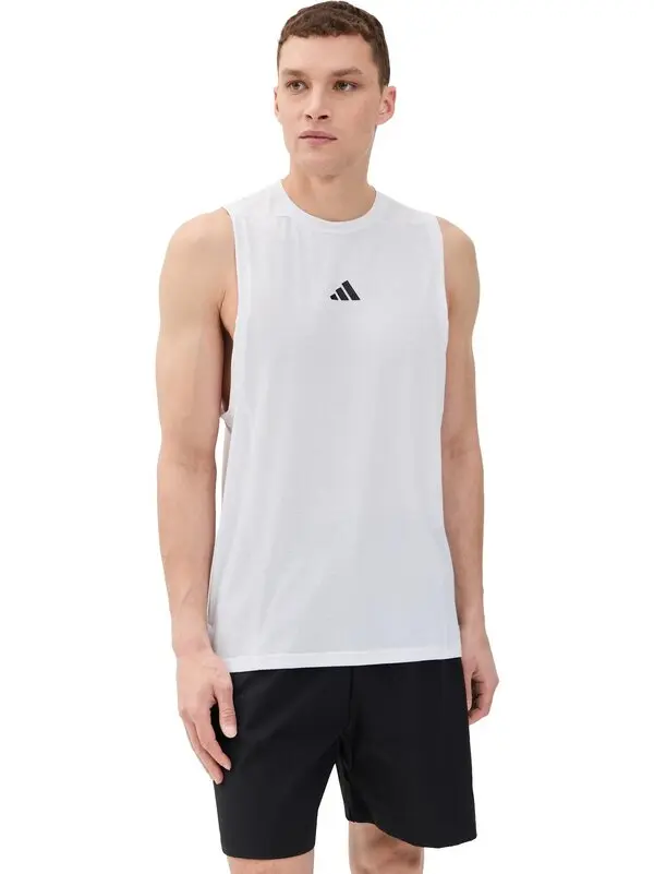 Adidas D4t Workout Tank - White