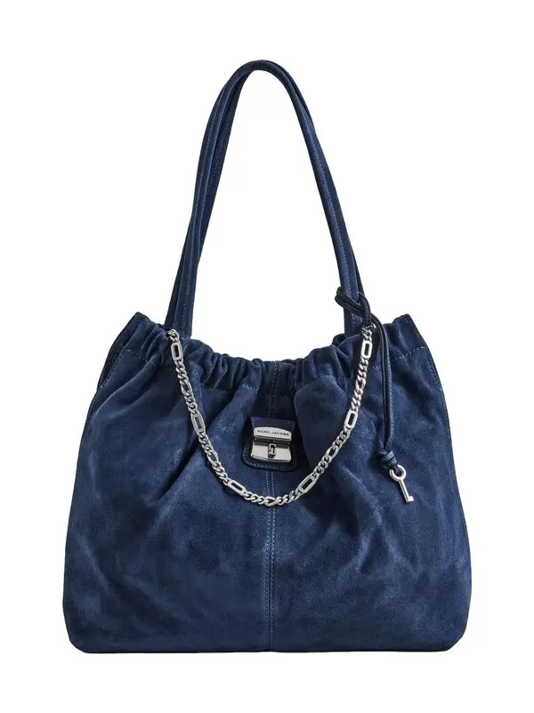 Marc Jacobs The Suede Cristina Tote - Navy
