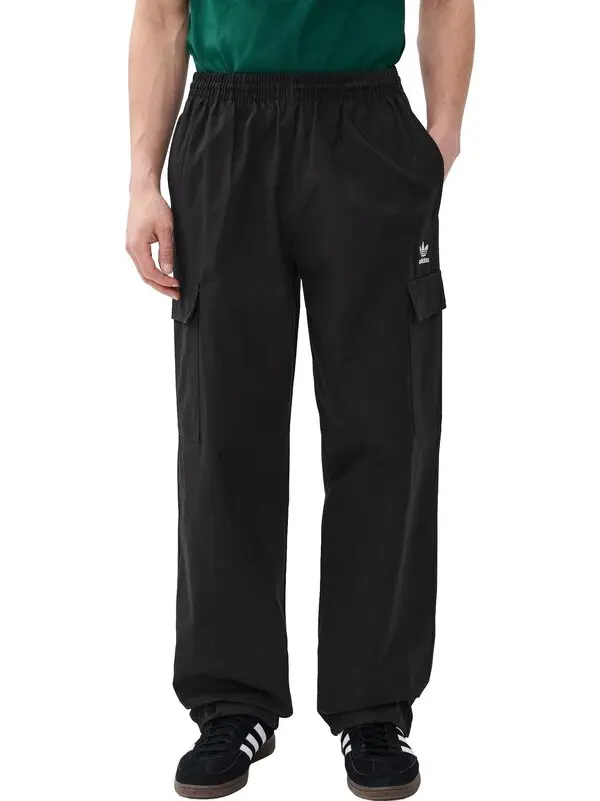 Adidas Trefoil Essentials Woven Pants - Black/white