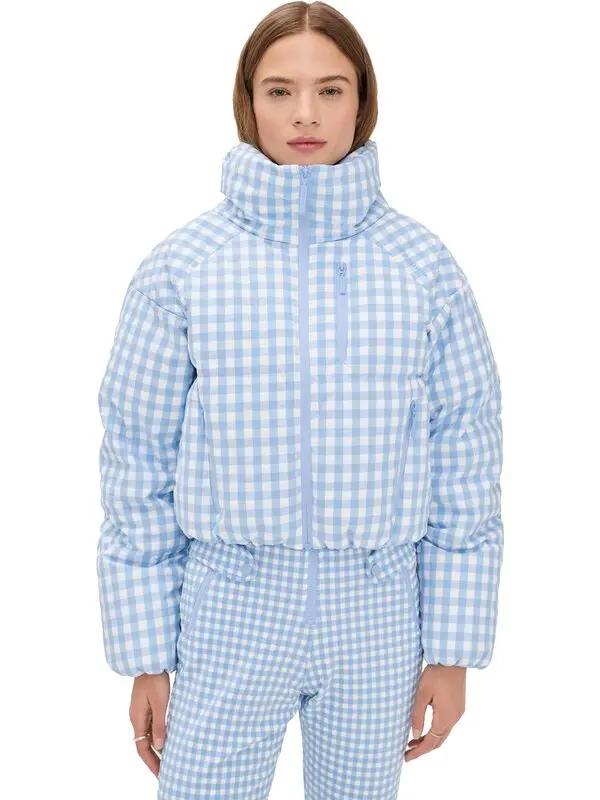 Cordova Cortina Ski Jacket - Cerulean Gingham