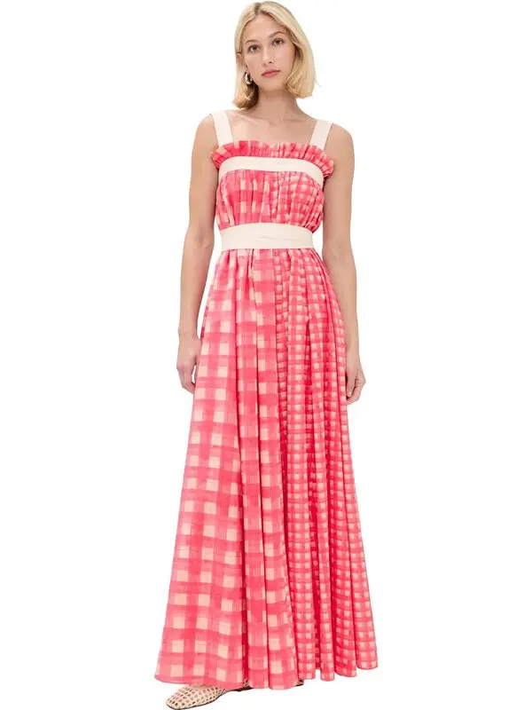 LEE MATHEWS Nina Maxi Dress - Coral
