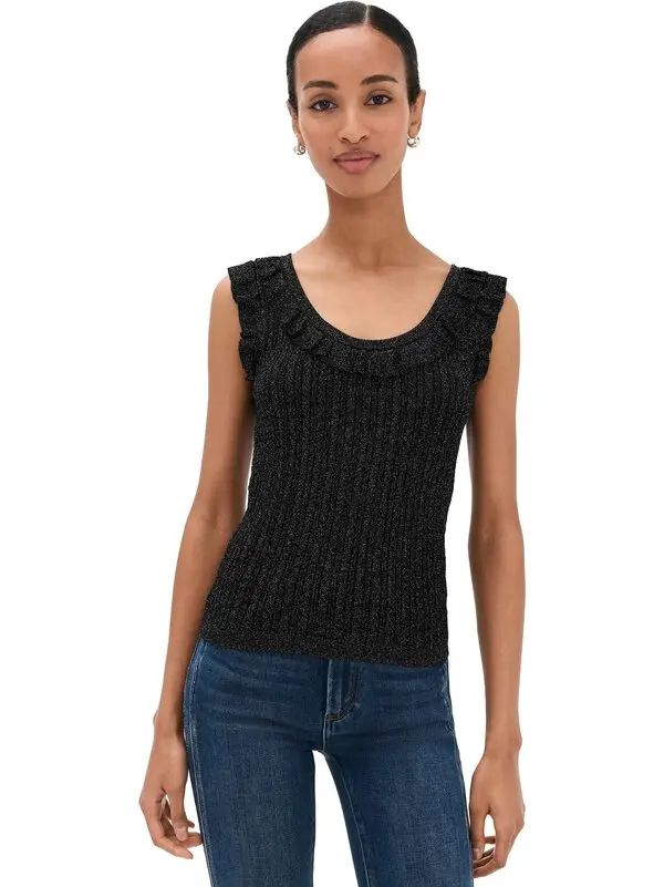 Paige Clareen Sweater Tank - Black