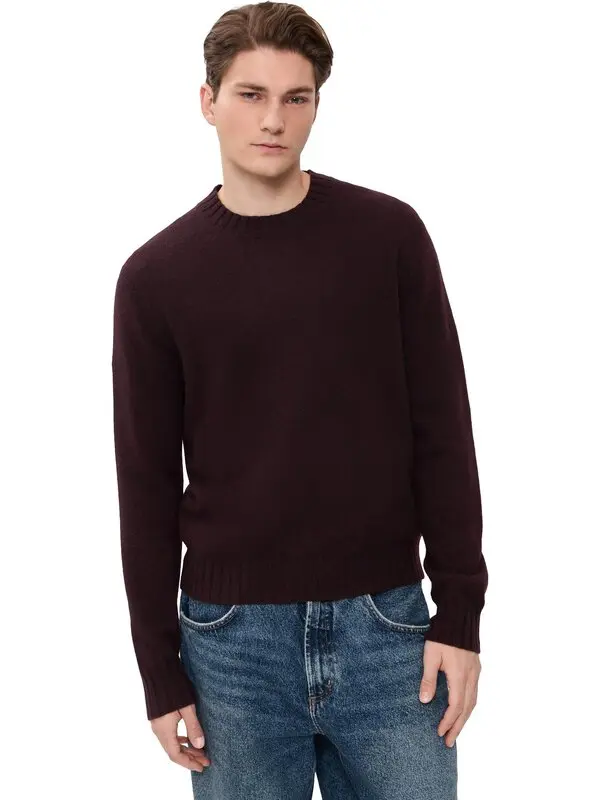 Madewell Set Wool Crew - Deep Wine