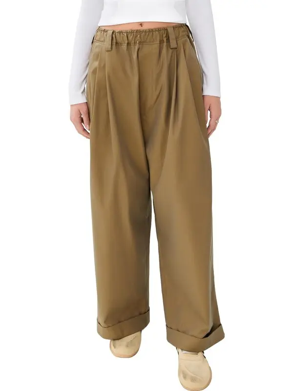 MERYLL ROGGE Drawstring Chino Pants - Sand