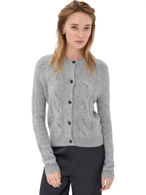 LISA YANG Gwyneth Cashmere Cardigan - Cloudy