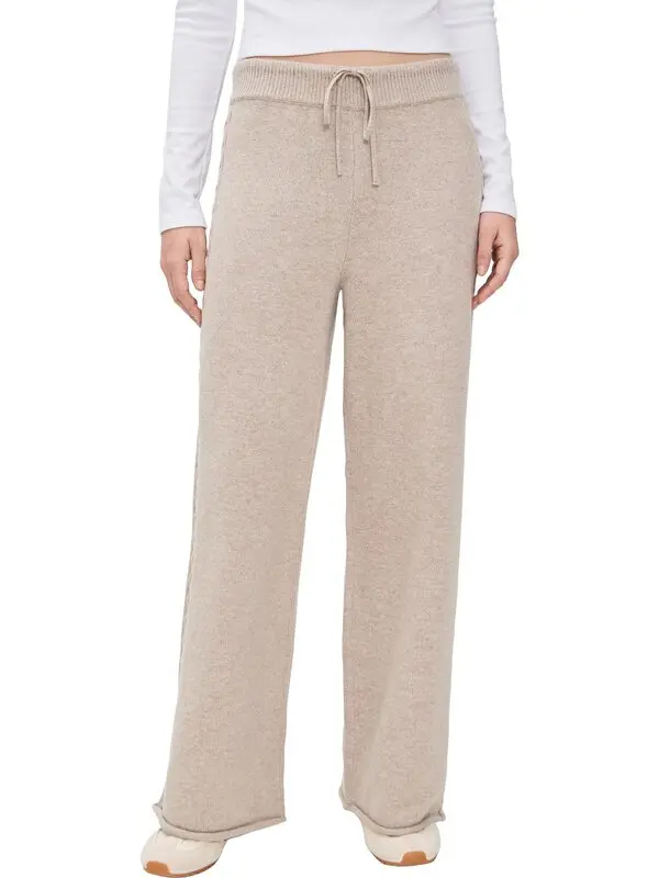 Splendid Sweater Pants - Cappuccino Heather