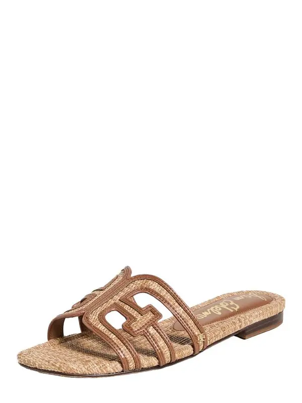 Sam Edelman Bay Multi Sandals - Tan Raffia