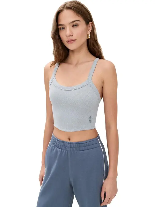 Free People All Clear Solid Cami - Heather Grey