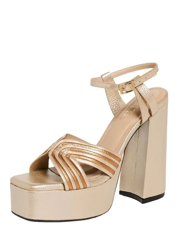 ALTA Maya Heeled Sandals - Gold