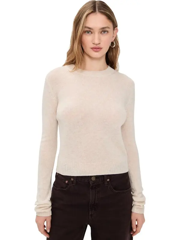 Eterne Francis Cashmere Sweater - Oatmeal