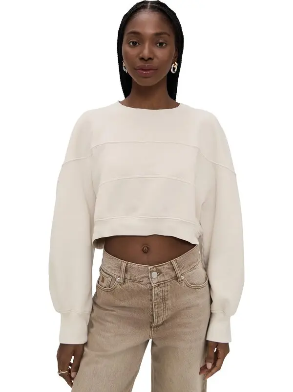 Rachel Comey Orb Cropped Sweatshirt - Dirty White