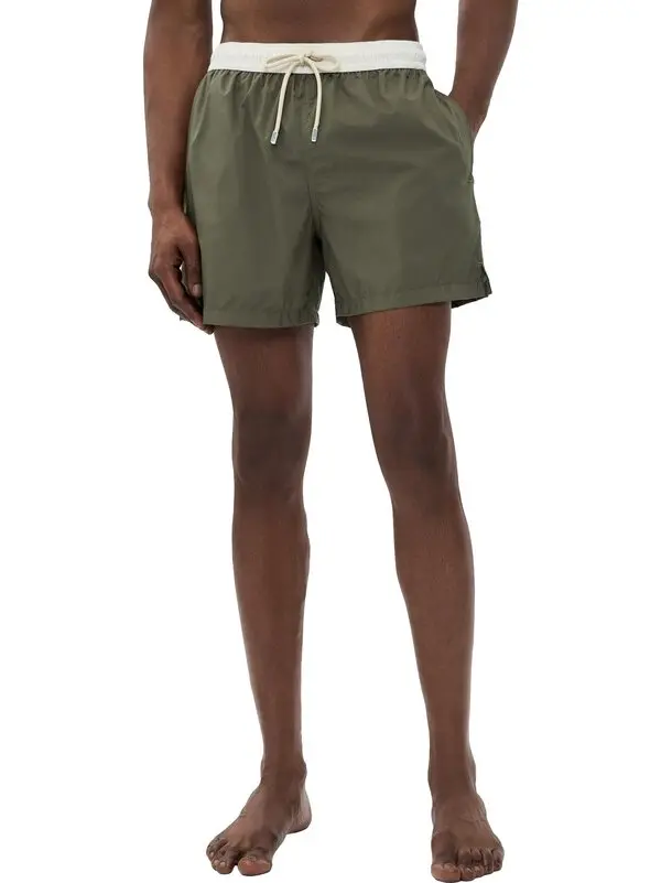 Fedeli Tahiti Airstop Bicolor Swim Trunks - Charcoal Colorblock