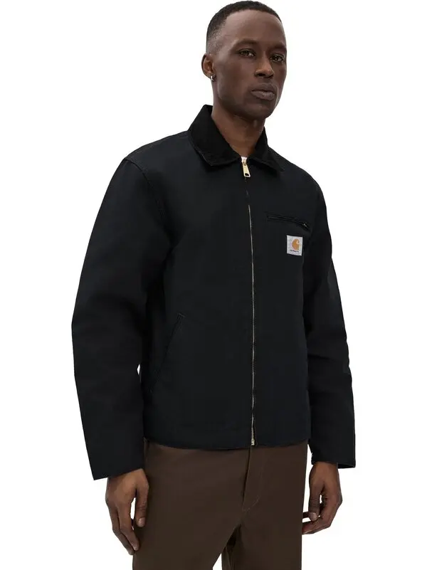 Carhartt Work In Progress Detroit Jacket - Black/rinsed Black