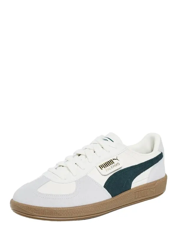 PUMA Palermo Sneakers - Warm White-green Terrain