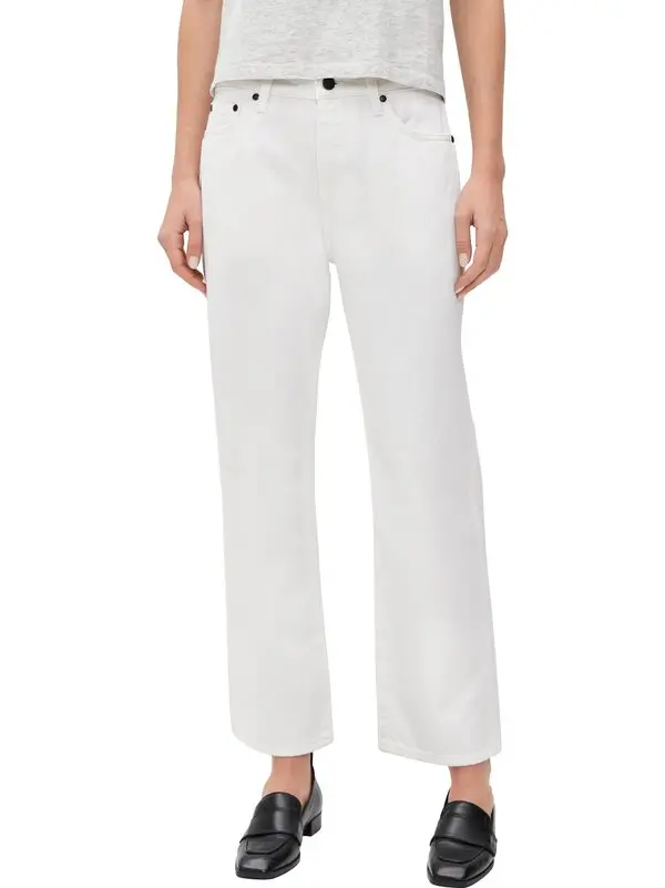 Renggli Straight Leg Jeans - Chalk