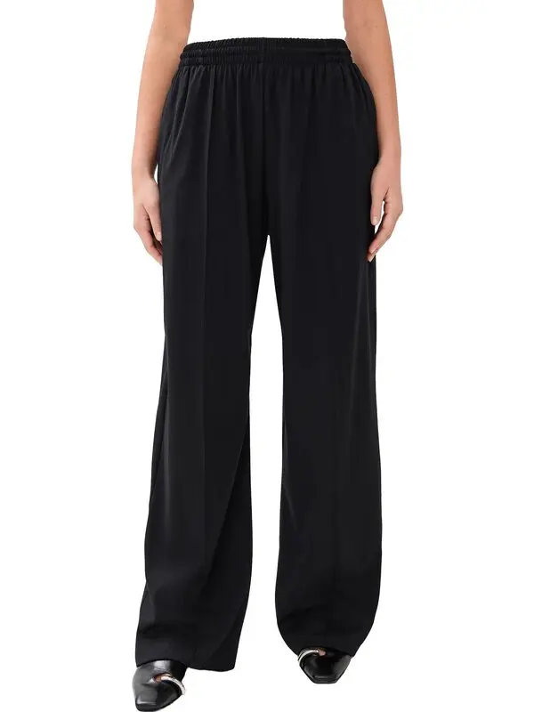 Wardrobe.NYC Opaque Lounge Pants - Black