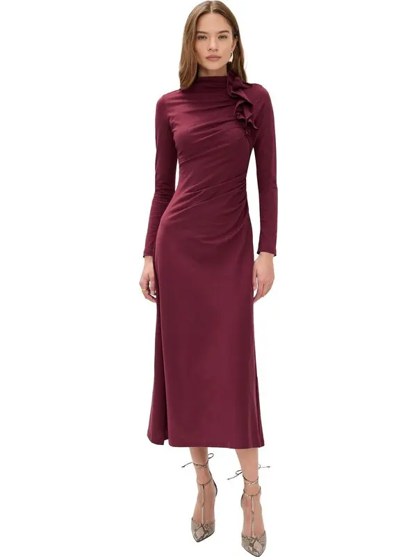 Ulla Johnson Safi Midi Dress - Claret